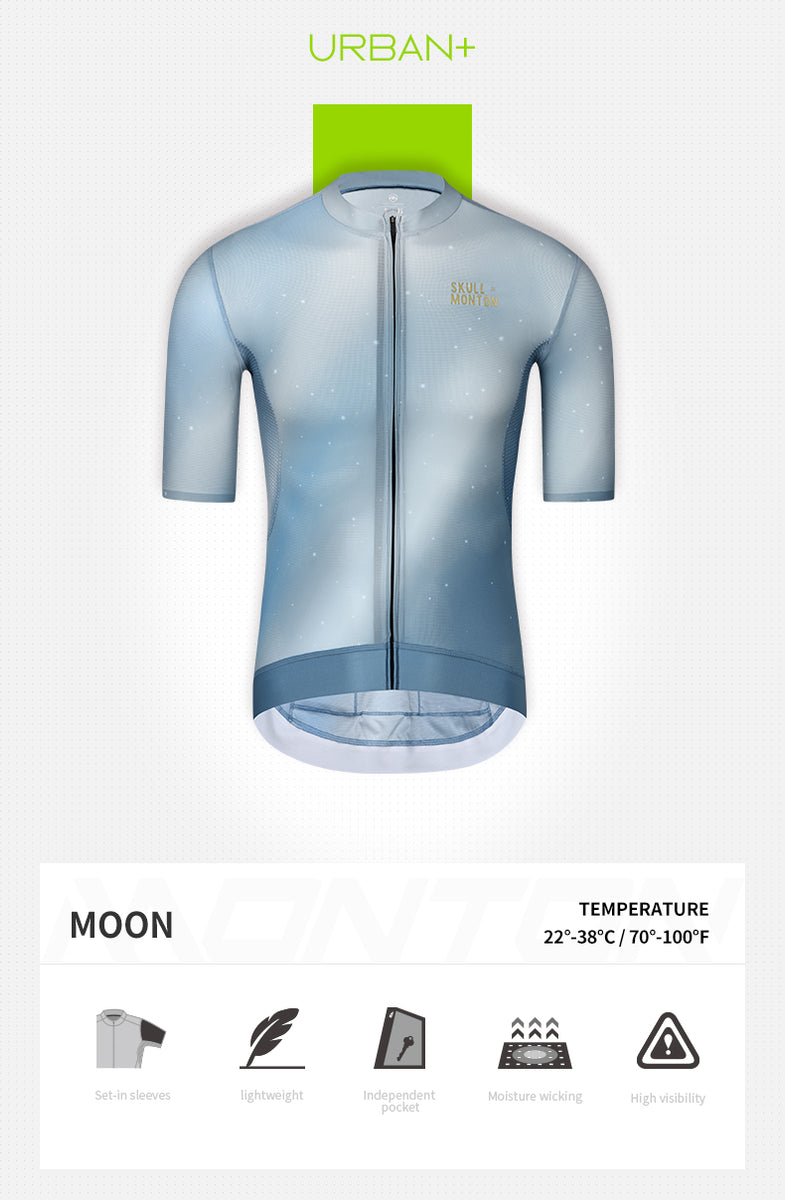 Jersey - Moon Blue Grey Male – theweekendbike